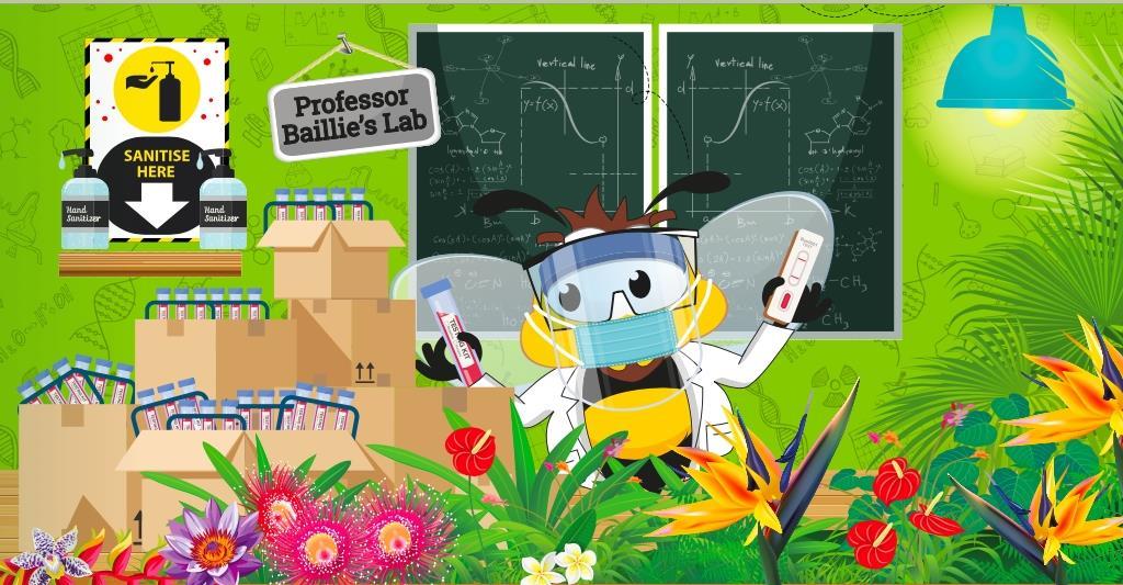 I was transformed into a cartoon scientist honey bee! | The Microbiologist