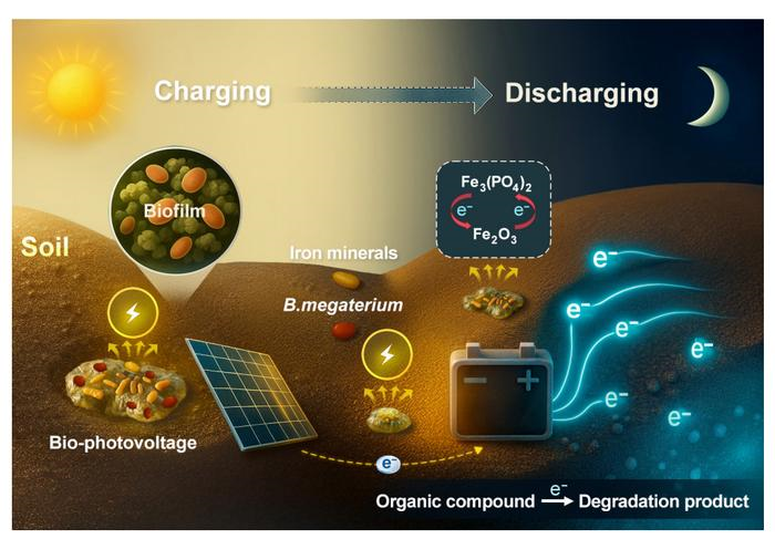 Soil bacteria and minerals form a natural ‘battery’ that breaks down ...
